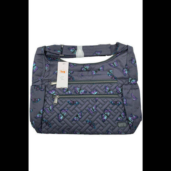 lug | Bags | Lug Medium Crossbody Camper Se Butterfly Gray | Poshmark